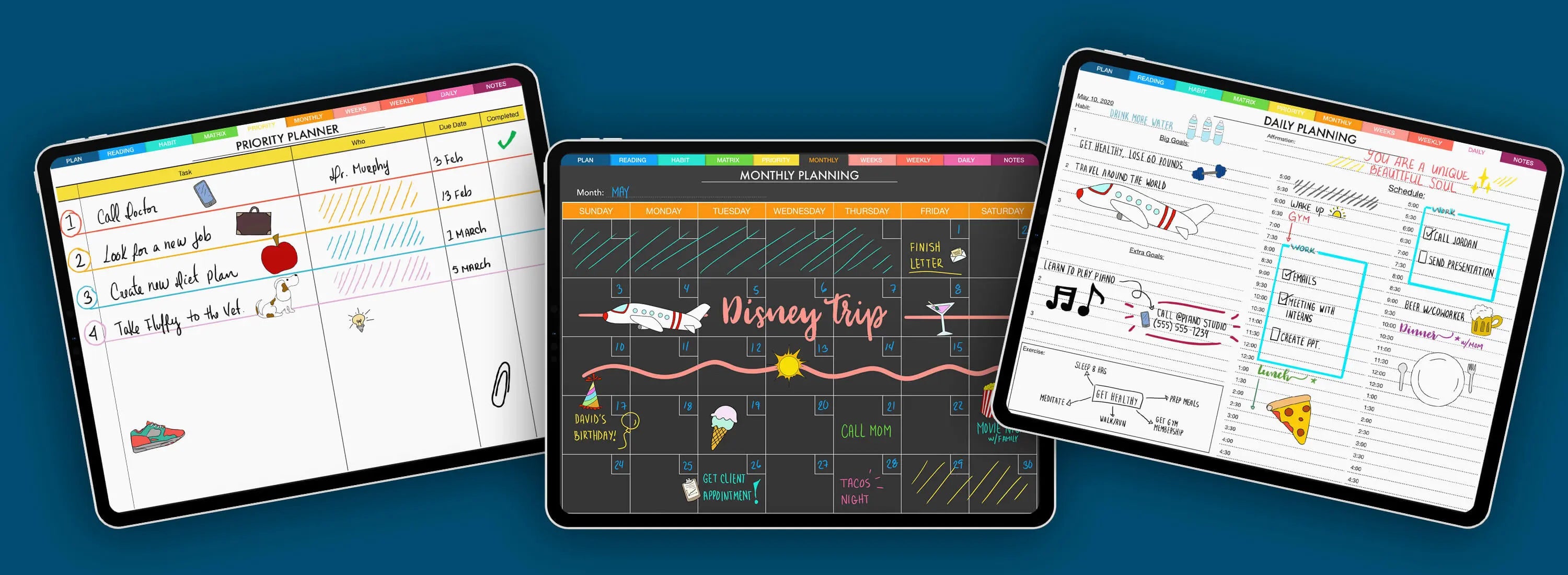 Buy Digital Stickers for GoodNotes Templates & Digital Planners – Boss ...