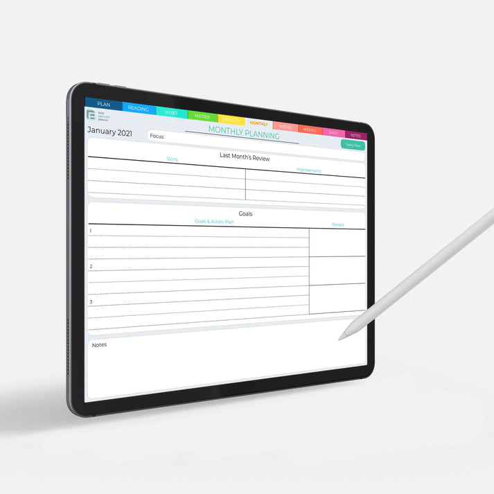 Digital Personal Planner Template for GoodNotes - Download Now – Boss ...