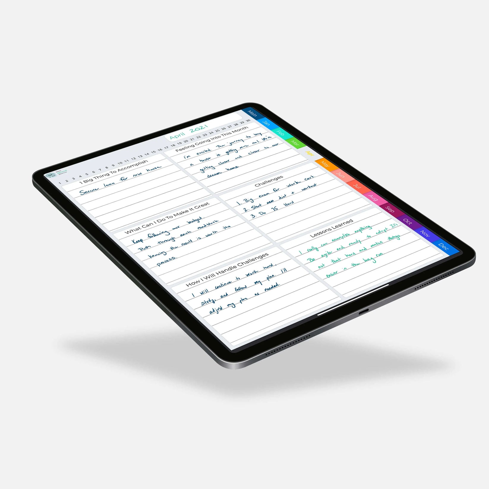 Digital Gratitude Journal Template - Daily Gratitude PDF for Goodnotes ...