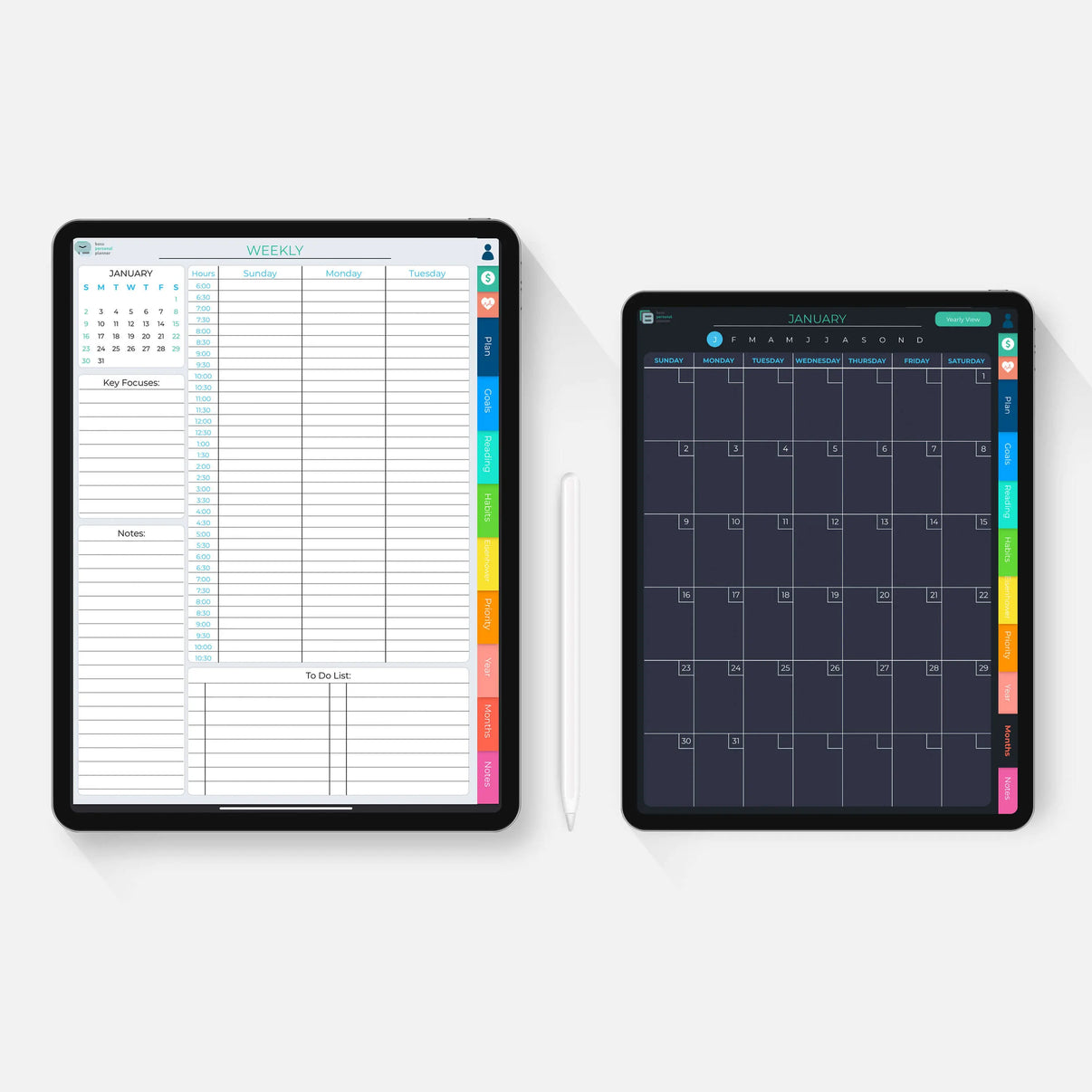 Best Digital Life Planner - GoodNotes or Notability 2025 Template ...