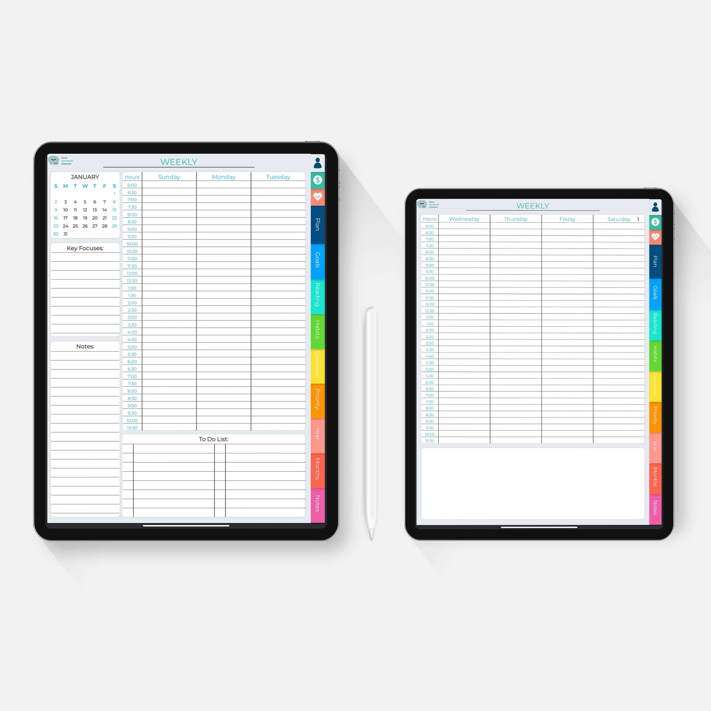 Digital Life Planner - 3-in-1 Combo – Boss Personal Planner